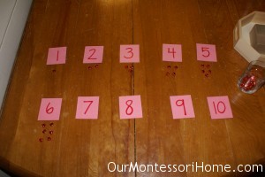 Valentine’s Inspired Montessori Activities